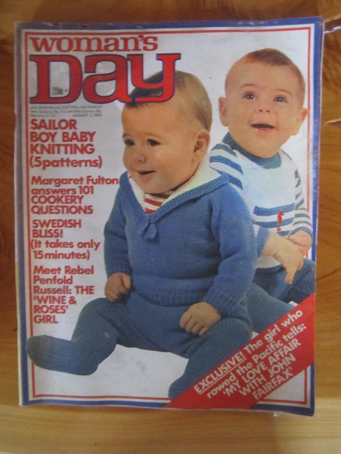 VINTAGE LARGE MAGAZINE Woman's Day August 1972 Adds Full Magazine Must ...