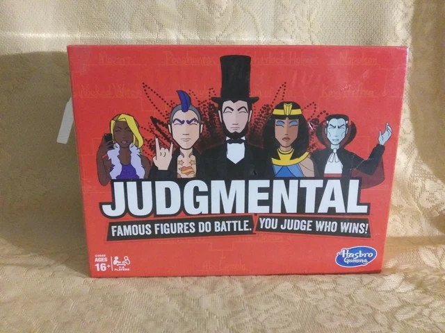 HASBRO GAMING JUDGEMENTAL - Famous Figures Do Battle: Brand New £15.17 ...
