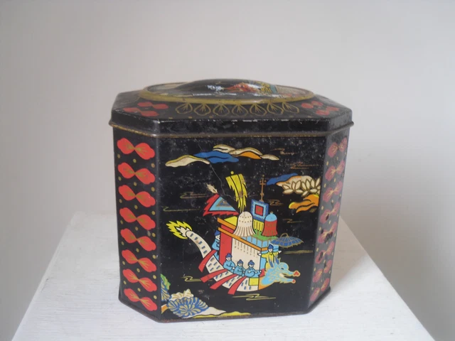 VINTAGE COLLECTABLE OLD Tin 6Mb Container Made In Great Britain ...