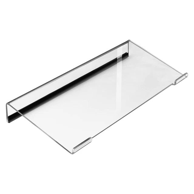 TILTED KEYBOARD HOLDER Clear Acrylic PC Keyboard Display Tray $23.89 ...