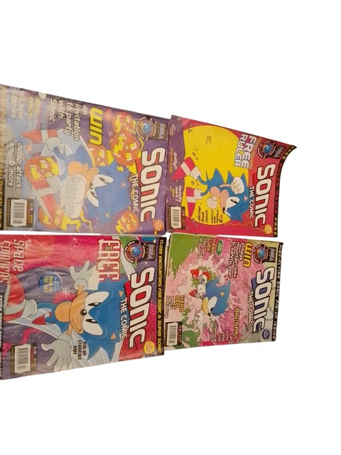 FLEETWAY SEAGA Sonic The Hedgehog Sonic the Comic #114_117 fleetway ...