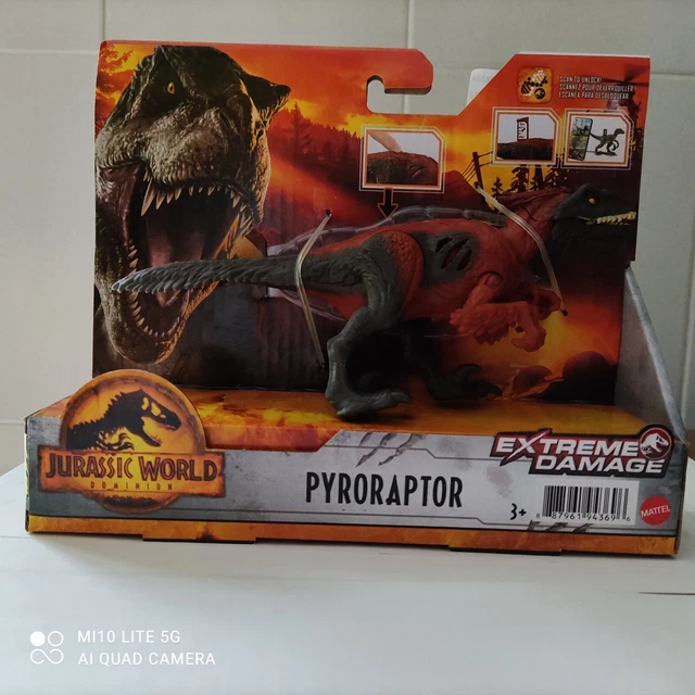 MATTEL JURASSIC WORLD Dominion Pyroraptor Extreme Damage EUR 38,00 ...
