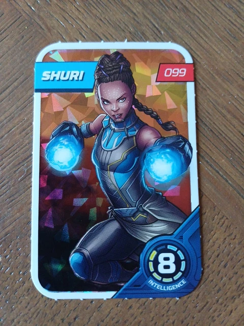 Carte Marvel Leclerc 2023 DÉfie Tes HÉros N° 99 Shuri SpÉciale Neuf Eur