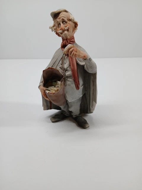 VINTAGE ANTIQUE GIUSEPPE Cappe Capodimonte the Postman Figure £110.00 ...