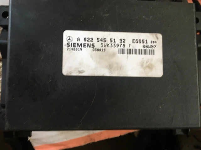 MERCEDES S CLASS W 220 Gearbox Ecu A0225455132 £75.00 - PicClick UK