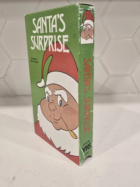 SANTA'S SURPRISE ANIMATED Cartoon VHS ** 1990 Front Row Video RARE @@P ...