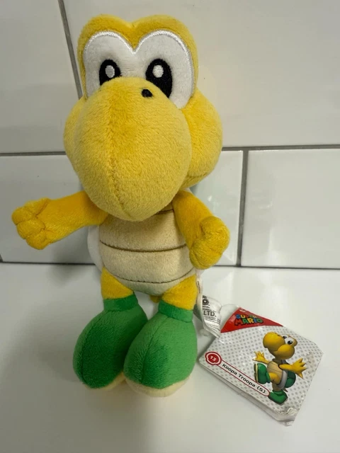 SUPER MARIO KOOPA Troopa Turtle Plush Soft Toy, New with Tag, Official ...