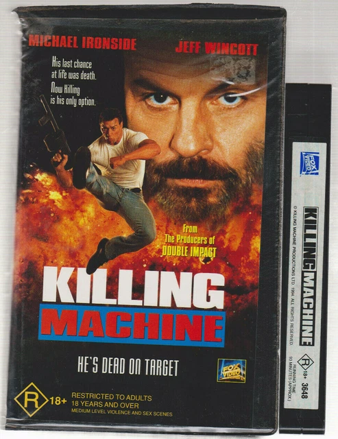 RARE VHS VIDEO Tape KILLING MACHINE Big Box Ex-Rental Clamshell ...