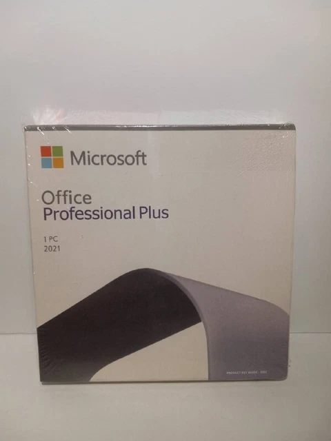 MICROSOFT® OFFICE 2019 Pro Plus 1 PC Format DVD boite Microsoft scellé £68.25 - PicClick UK