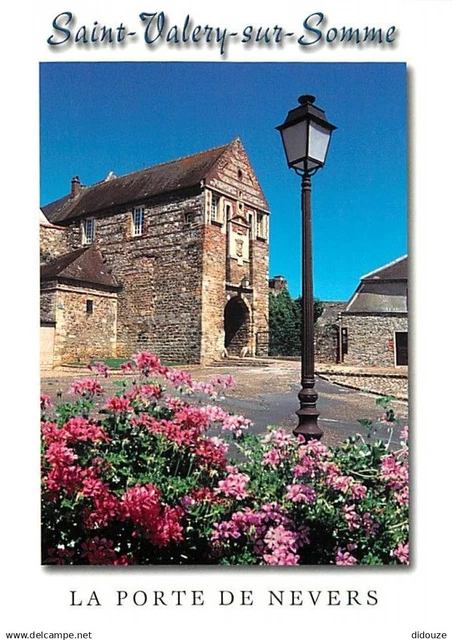 80 - SAINT Valery sur Somme - La Porte de Nevers - Fleurs - Carte Neuve ...