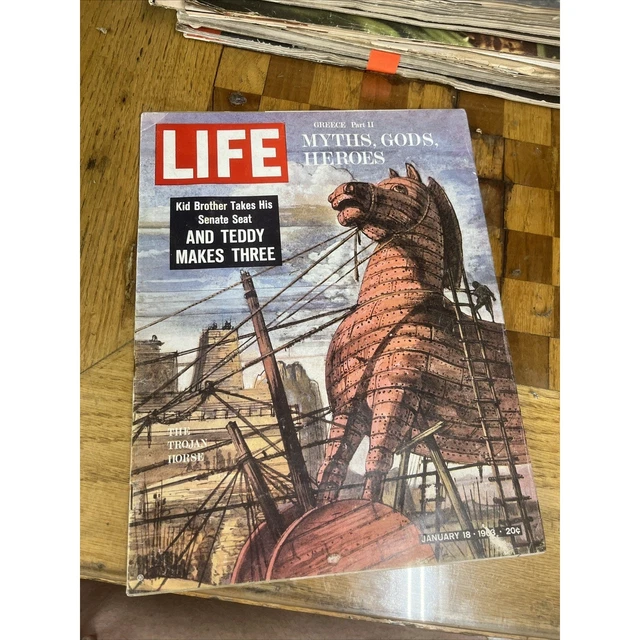 LIFE MAGAZINE JANUARY 18, 1963 - Greece Part II Myths Gods Heroes - Ted ...