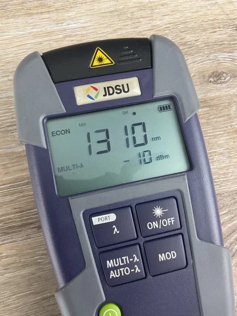 JDSU OLS-36 SOURCE lumineuse à fibre optique illuminateur portable quad ...