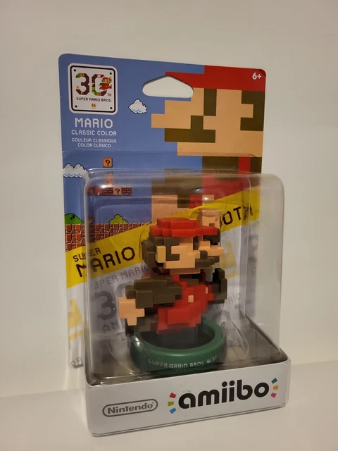 SUPER MARIO SERIES 30th anniversary classic color Mario amiibo. new ...