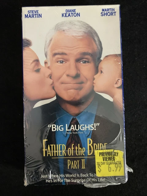 FATHER OF THE Bride II two (VHS, 1995) Video Cassette Tape Movie Comedy ...