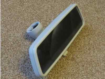 VW TRANSPORTER T5 / T6 / Caddy Van Black Dipping Rear View Mirror (P) £ ...