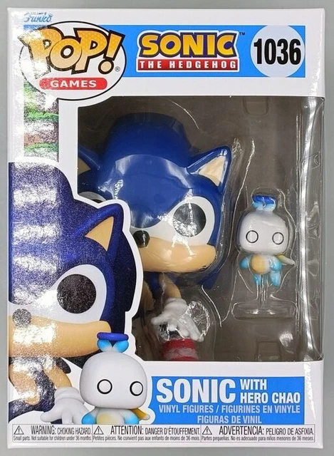 #1036 SONIC WITH Chao - Sonic The Hedgehog Brand New Genuine Funko POP ...