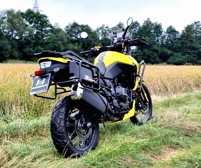 SUZUKI DL V STROM 800 Universal Steel Mounting Pannier Rack Alu Side ...