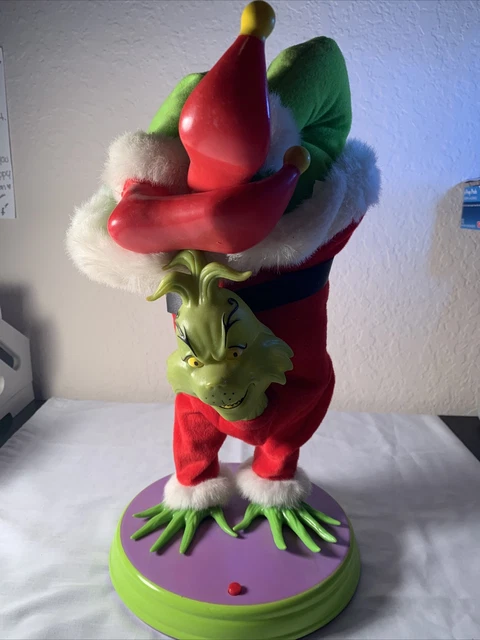 DR. SEUSS HOW The Grinch Stole Christmas Hand-Stand Dancing by Gemmy ...