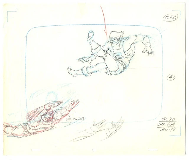 HE-MAN/SHE-RA MASTERS OF the Universe HE-MAN and STRATOS layout art EUR ...