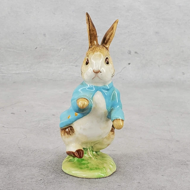 VINTAGE 1947 BESWICK Beatrix Potter Peter Rabbit #3356 Gold Stamp ...