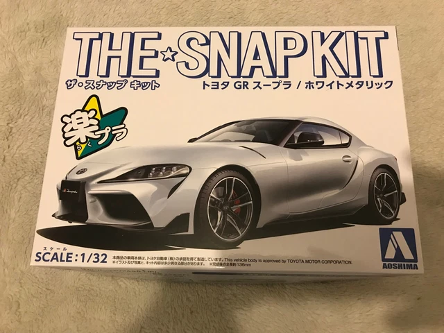 AOSHIMA 1/32 SNAP Kit Toyota GR Supra (White Metallic) £26.70 - PicClick UK
