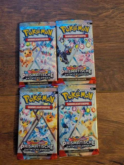POKEMON BOOSTER PRISMATISCHE Entwicklung Prismatic Evolutions Evoli ...
