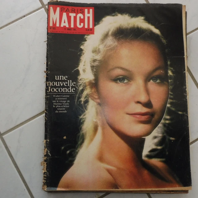 MAGAZINE PARIS MATCH N° 622 - 11 Mars 1961 - Marina Vlady EUR 10,00 ...
