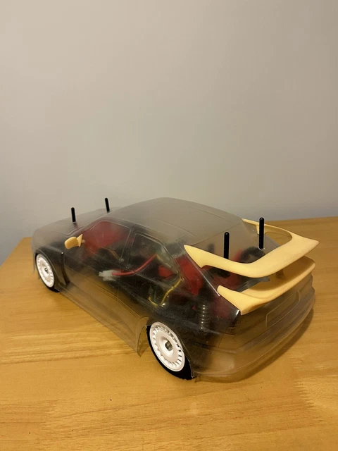 TAMIYA TA02 WITH Escort RS Cosworth - Mint Condition - Very Rare £199. ...