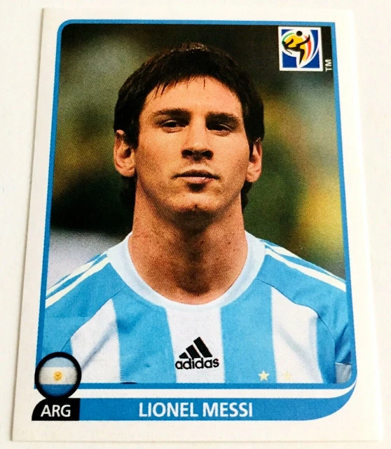 LIONEL MESSI VARIANT Coca Cola Fifa World Cup SOUTH AFRICA 2010 PANINI ...
