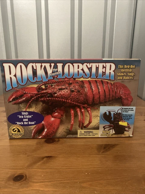 VINTAGE BOXED ROCKY The Singing Lobsterby Gemmy Working with Batteries ...