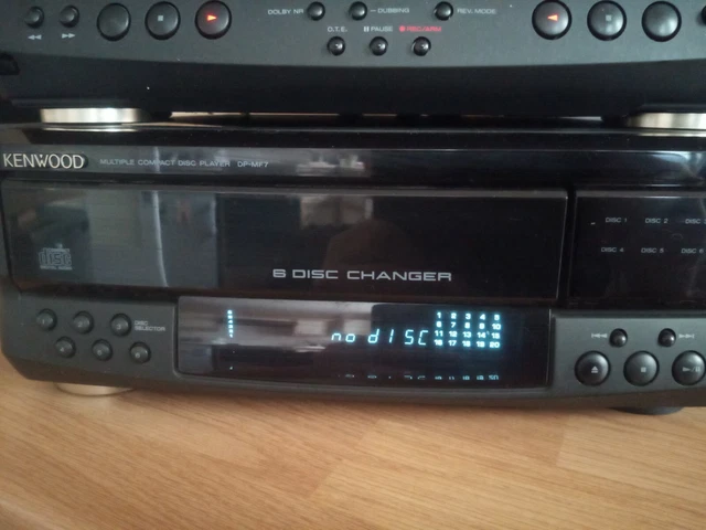 KENWOOD DP-MF7 6 Disc Changer Compact Disc Player Vintage Hi-Fi ...