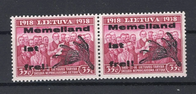 MEMEL III / I+II Beautiful Types Together Pressure MNH Mint 67+ Eur ...