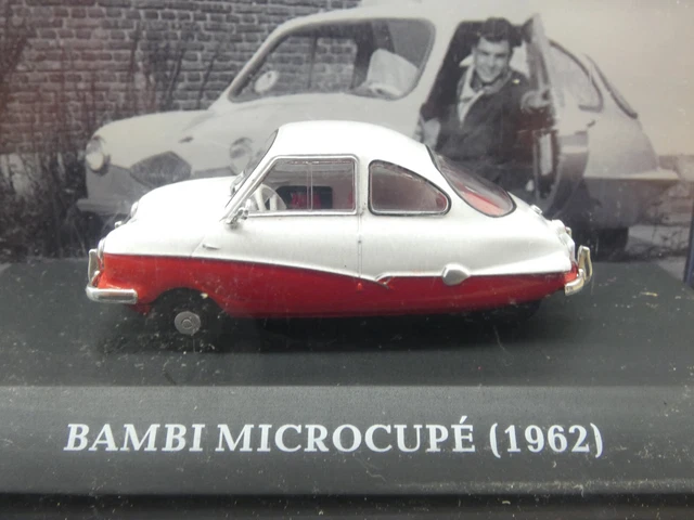 BAMBI MICROCOUPÉ 1962 Mini Voitures d'Antan N°74 1/43 IXO Neuf Boite ...