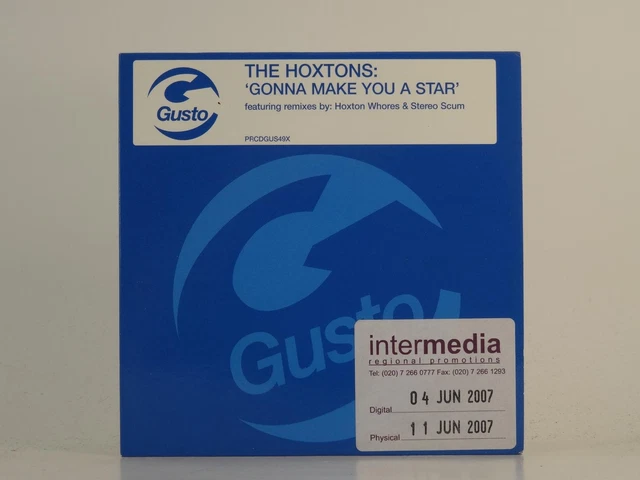 THE HOXTONS GONNA MAKE YOU A STAR (H1) 5 Track Promo CD Single Card ...