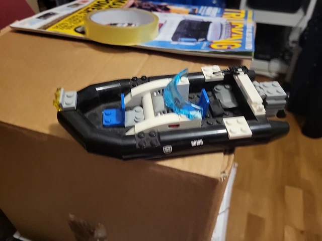 LEGO CITY POLICE Boat Dinghy From 60130 Prison Island Used. £2.55 ...