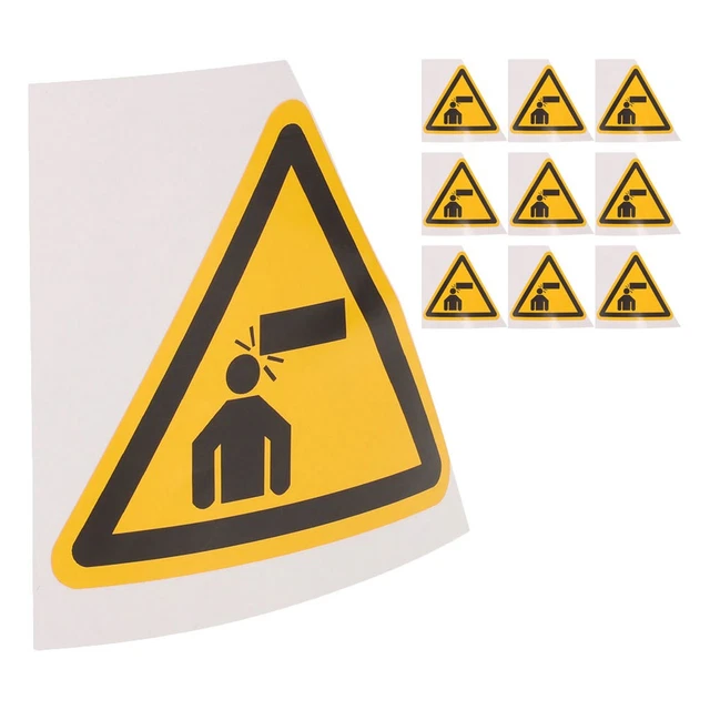 10 PCS CAUTION Stickers Warning Sign Low Ceiling Watch Your Head £7.89 ...