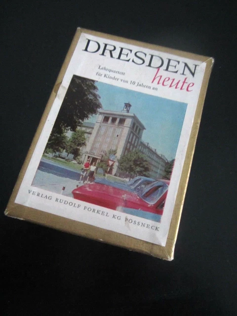 DDR QUARTETT KARTENSPIEL " Dresden Heute " 1969🌻 EUR 22,47 - PicClick DE
