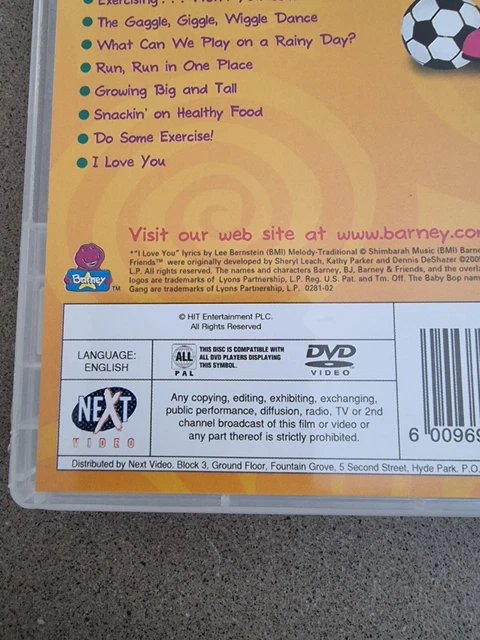 BARNEY PLAY FOR Exercise DVD Region ALL NTSC | RARE VHTF $199.99 ...
