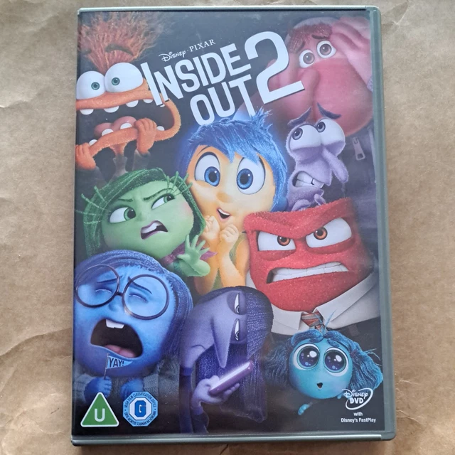 DISNEY PIXAR'S INSIDE Out 2 (DVD) Excellent condition, Cert U £3.74 ...