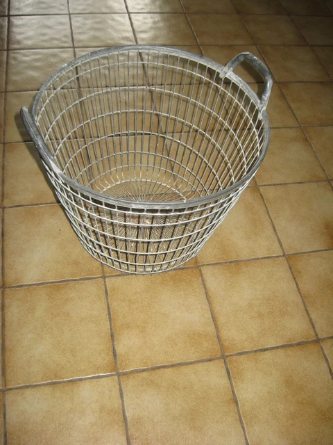 ANCIENNE MANNE À légumes en métal EUR 35,00 - PicClick FR