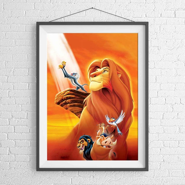 DISNEY LION KING ANIMATION POSTER PICTURE PRINT Sizes A5 to A0 **NEW ...