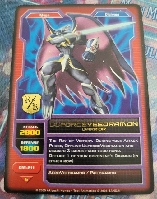 DIGIMON CCG SERIES UlforceVeedramon DM-211 Gold Text $18.00 - PicClick CA