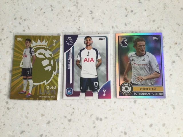 TOPPS 2025/26 FOOTBALL cards Tottenham spurs Gold card SON, Robbie ...