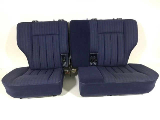 ORIGINAL MERCEDES W124 station wagon T-model rear seat fabric blue set ...