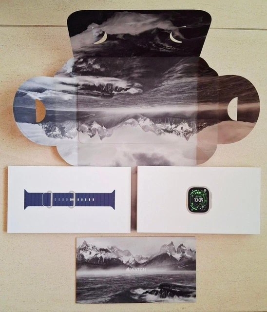 APPLE WATCH ULTRA 3 (GPS + Cellular) 49mm, Natural Titanium, AB Ocean ...