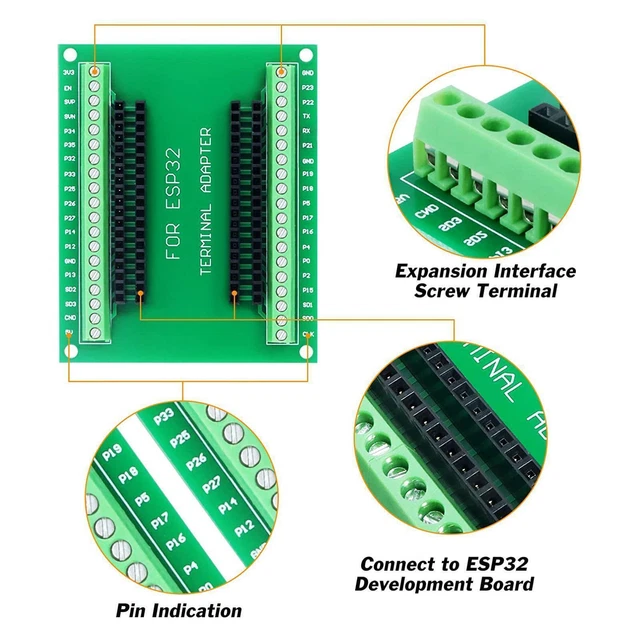 Esp32 Breakout Board Gpio Esp32s Esp32 Entwicklungsboard Devkit Neu L8q2 V1 K6x9 Eur 457