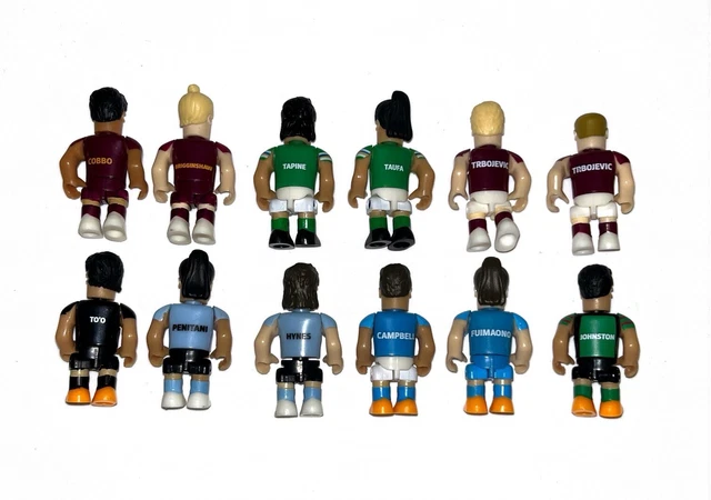 12X 2024 NRL Micro Figures - Broncos, Manly, Panthers, Titans, Sharks ...