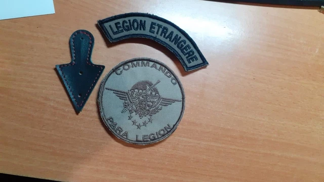 FOREIGN LEGION-2O REP-COMMANDO Para / patch / crest / leather for badge ...
