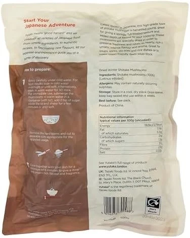 YUTAKA DRIED SHIITAKE Mushrooms 500g | Premium Donko Variety with Thick Caps | £17.14 - PicClick UK