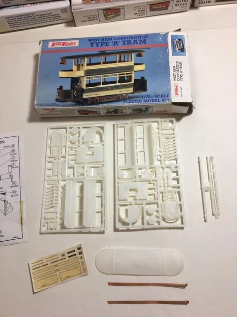 WEST HAM CORPORATION Type A tram Keil Kraft 1/76 tram model kit West ...
